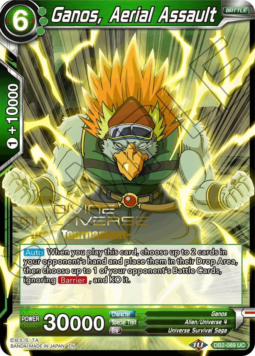 Ganos, Aerial Assault DB2-089 Prices | Dragon Ball Super Divine ...