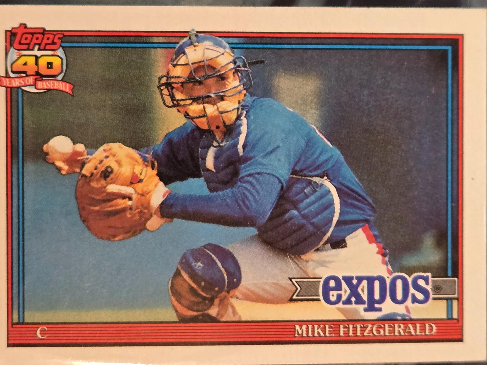 Mike Fitzgerald #317 Prices | 1991 Topps | Baseball Cards