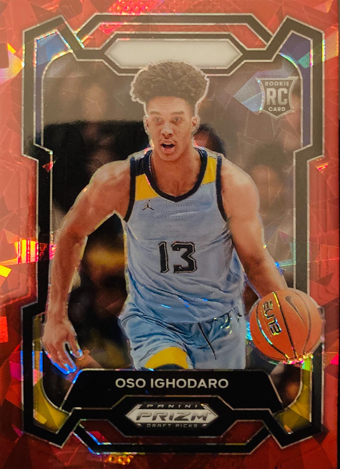 Oso Ighodaro [Red Ice] #18 Prices [Rookie] | 2024 Prizm Draft Picks ...