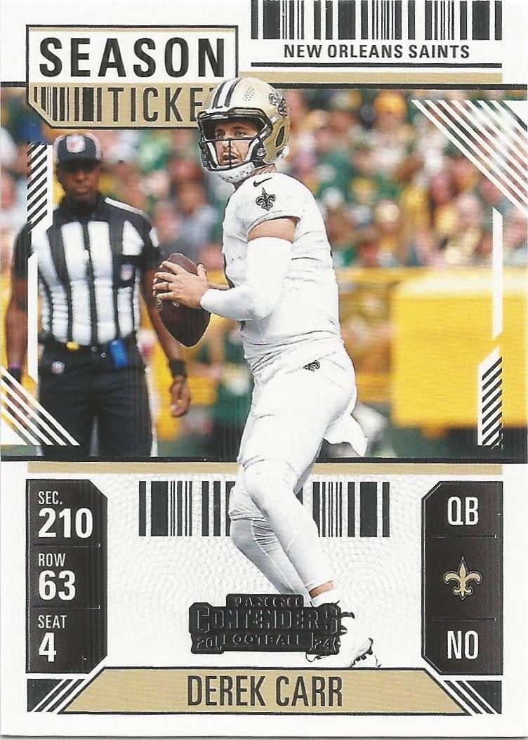 Derek Carr #72 Prices | 2024 Panini Contenders | Football Cards