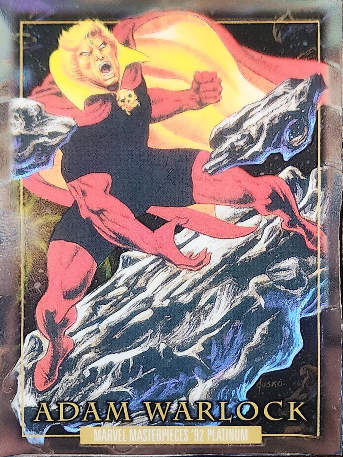 Adam Warlock #10 Prices | Marvel 2024 SkyBox Masterpieces ’92 Platinum ...