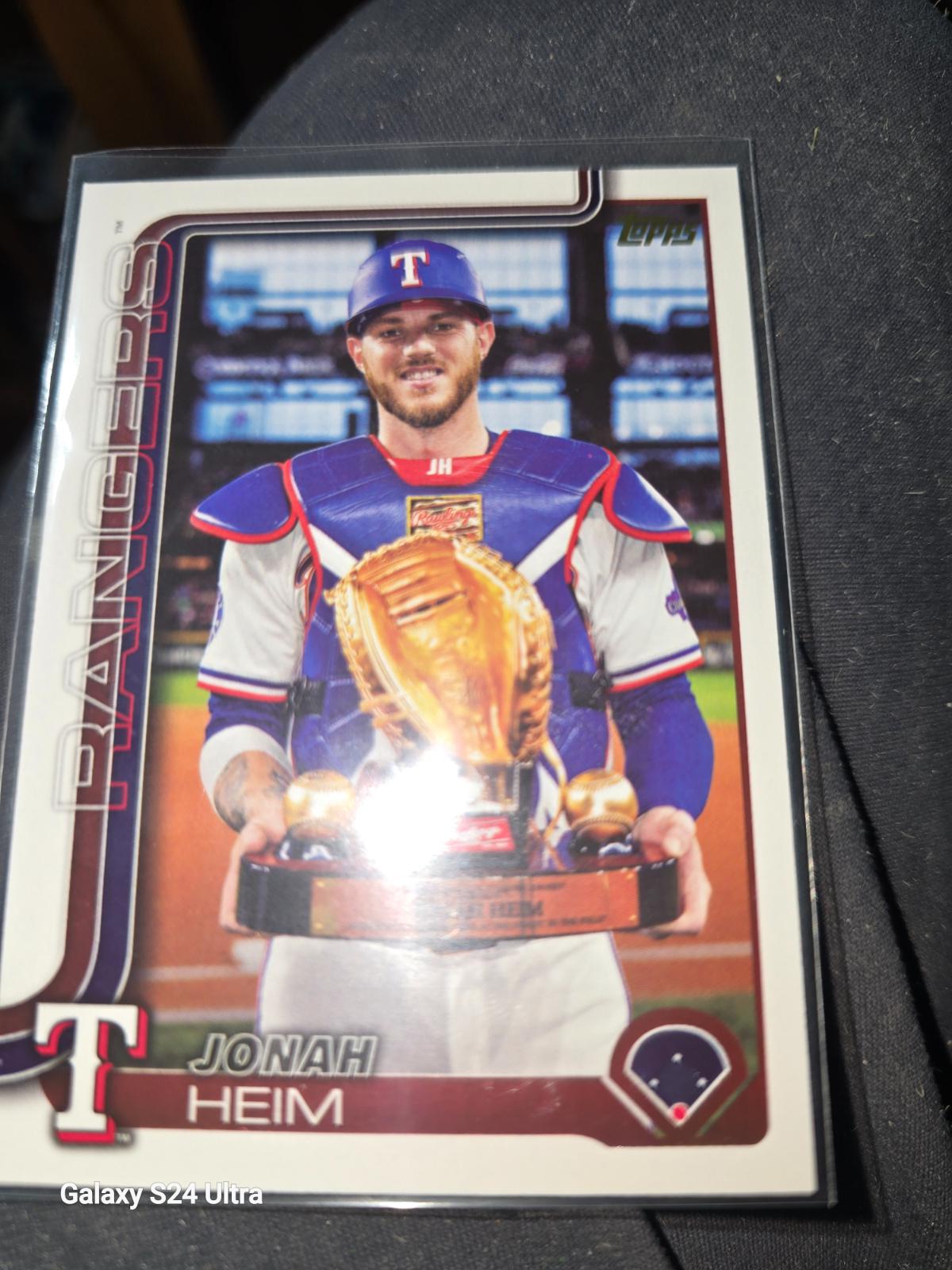 Jonah Heim [Golden Mirror Image Variation] #51 Prices | 2025 Topps ...