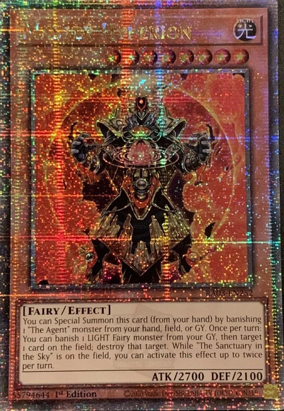 Master Hyperion [Quarter Century Secret Rare] RA03-EN252 Prices ...