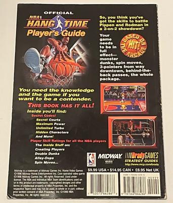Official NBA HAng Time Player's Guide [BradyGames] Prices Strategy ...