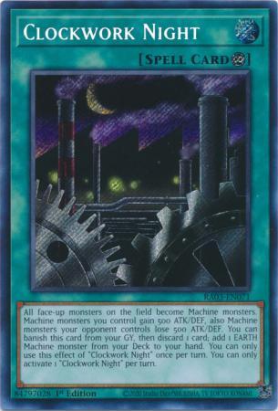 Clockwork Night [Secret Rare] RA03-EN071 Prices | YuGiOh Quarter ...