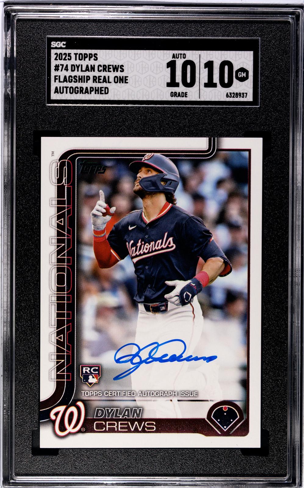 Dylan Crews [Flagship Real One Autograph] #74 Prices | 2025 Topps ...