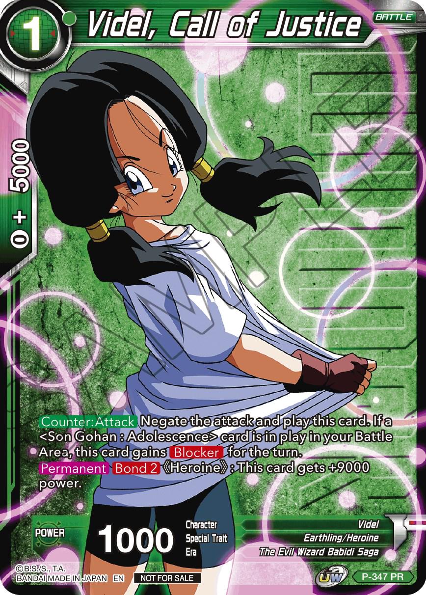 Videl, Call of Justice [Winner Stamped Foil] P-347 Prices | Dragon Ball ...