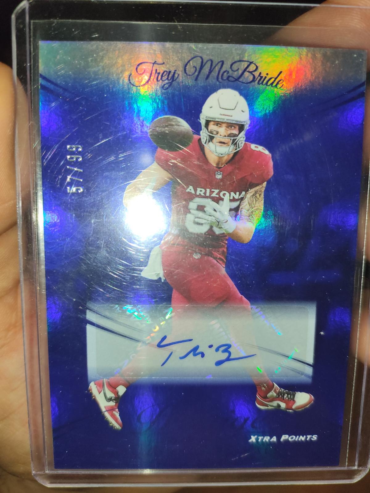 Trey McBride [Xtra Points Signatures Premium Blue] #3 Prices | 2024 ...