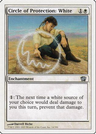 Circle of Protection: White #14 Prices | Magic 8th Edition | Magic Cards