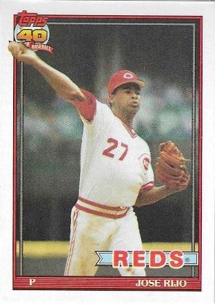 Jose Rijo #493 Prices | 1991 Topps | Baseball Cards