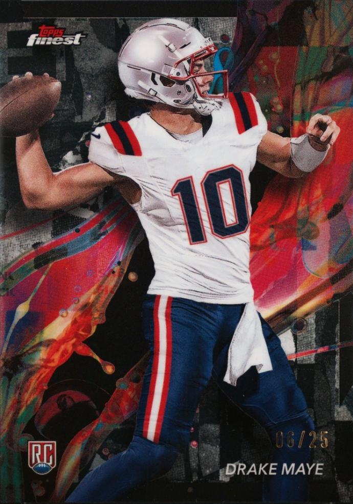 Drake Maye #62 Prices [Rookie] | 2024 Topps Finest | Football Cards