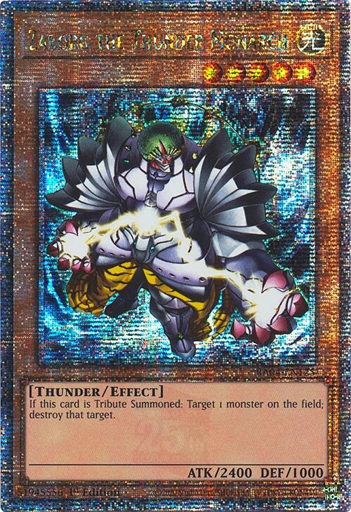 Zaborg the Thunder Monarch [Quarter Century Secret Rare] RA04-EN125 ...