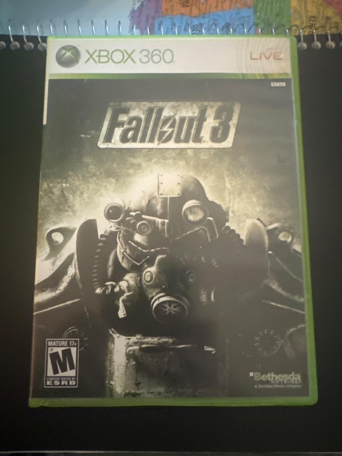 Fallout 3 | Item, Box, and Manual | Xbox 360