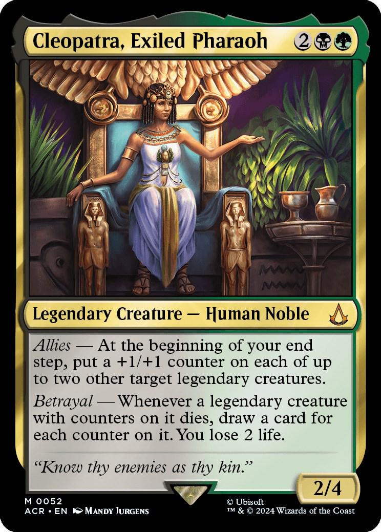 Cleopatra, Exiled Pharaoh [Foil] #52 Prices | Magic Assassin's Creed | Magic Cards