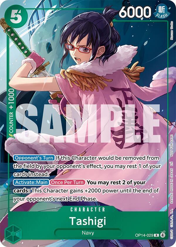Tashigi [Dash Pack] OP14-029 Prices | One Piece Azure Sea's Seven | One ...
