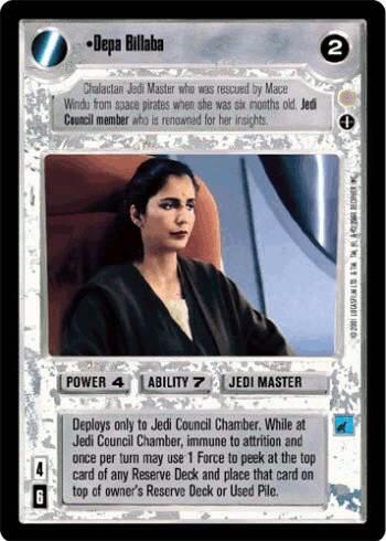 Depa Billaba Prices | Star Wars CCG Coruscant | Star Wars Cards
