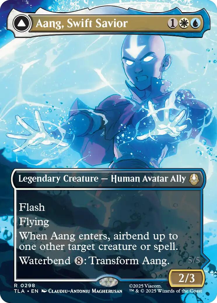 Aang, Swift Savior [Borderless] #298 Prices | Magic Avatar: The Last ...