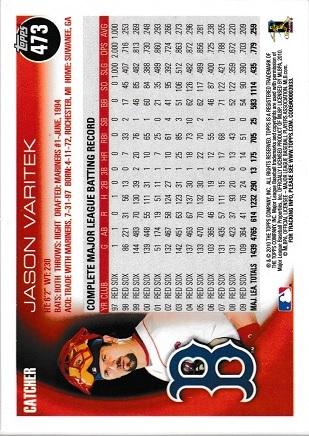 Jason Varitek #473 Prices | 2010 Topps | Baseball Cards