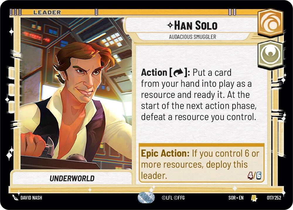 Han Solo #17 Prices | Star Wars Unlimited: Spark of Rebellion | Star ...