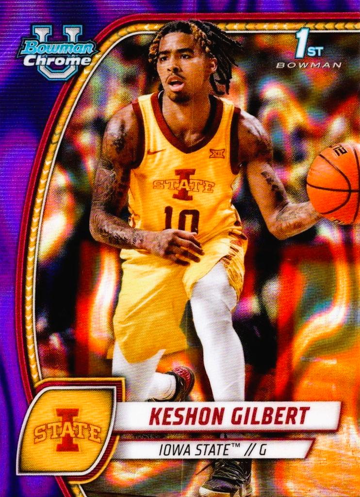 Keshon Gilbert [Purple Lava Refractor] #45 Prices | 2024 Bowman Chrome ...