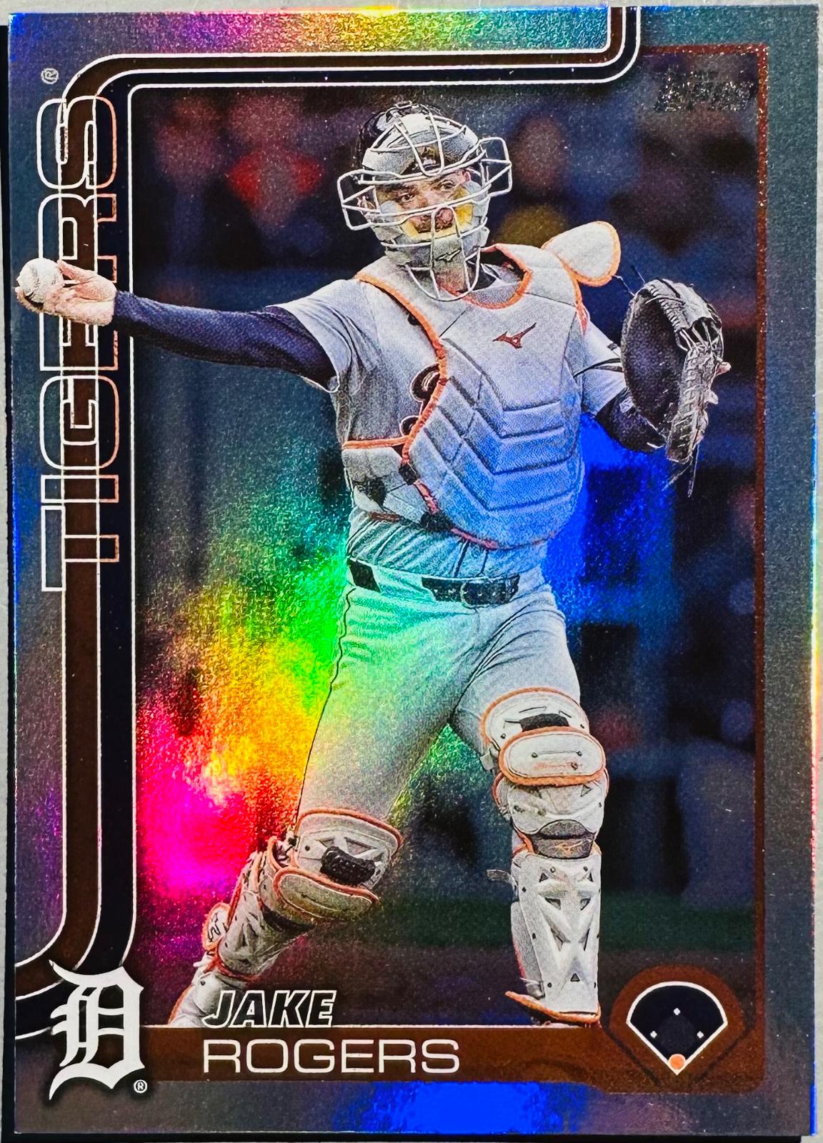 Jake Rogers [Rainbow Foilboard] #55 Prices | 2025 Topps | Baseball Cards