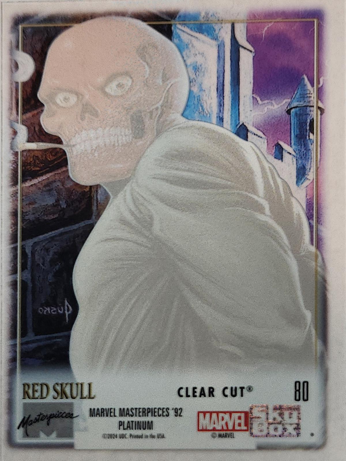 Red Skull [Clear Cut] #80 Prices | Marvel 2024 SkyBox Masterpieces ’92 ...