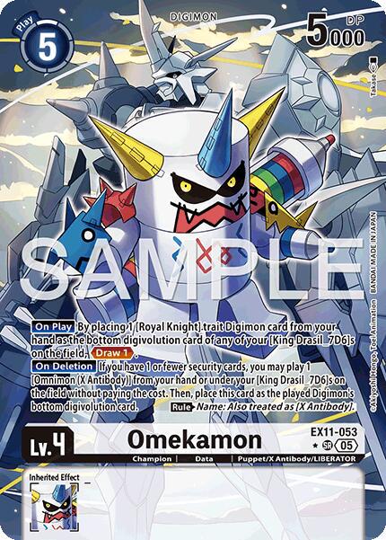 Omekamon [Alternate Art] #EX11-053 Prices | Digimon Dawn of Liberator ...