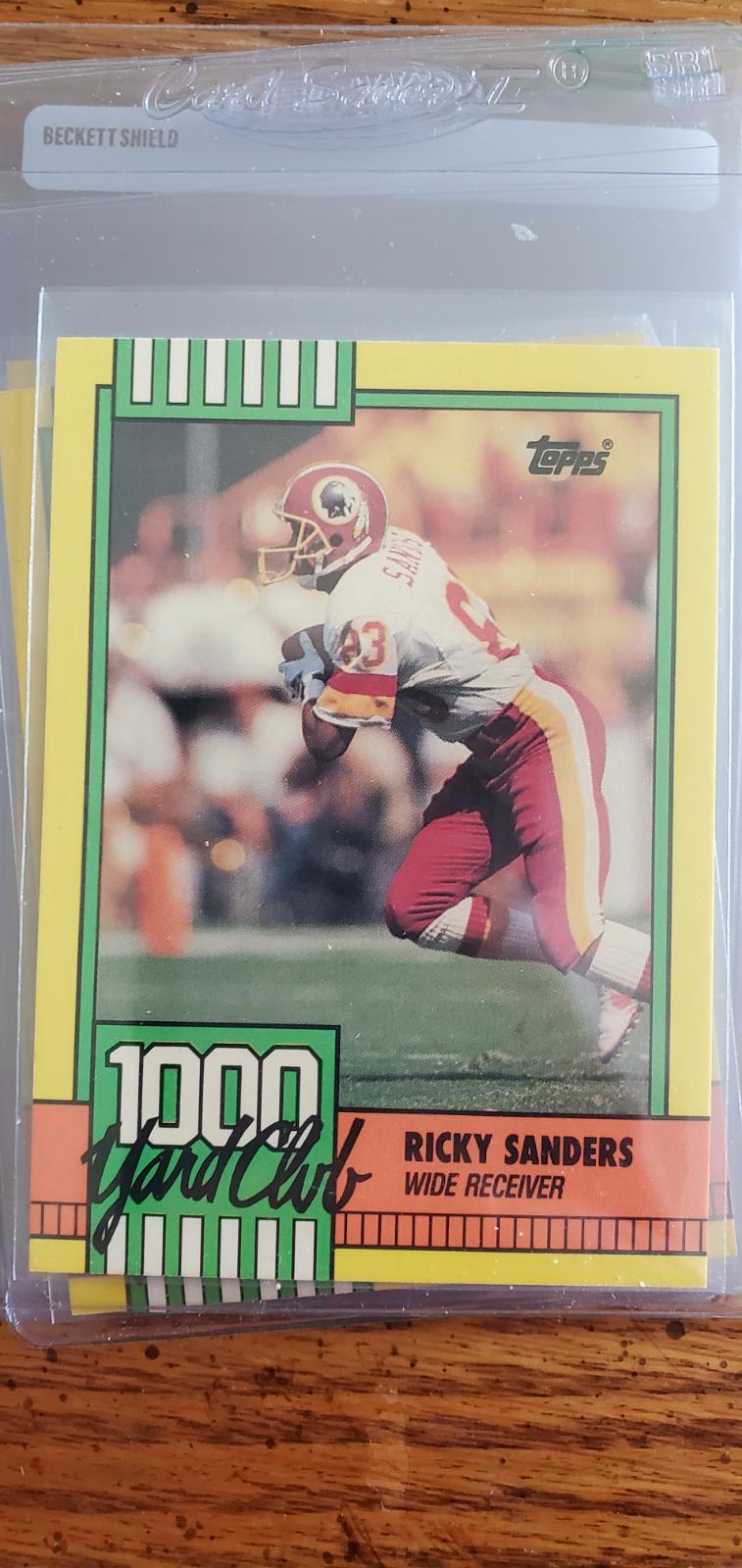 Ricky Sanders [Disclaimer Back] #19 Prices | 1990 Topps 1000 Yard Club ...