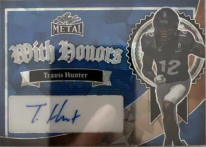 Travis Hunter [Pink Prismatic] #WH-TH1 Prices | 2024 Leaf Metal With ...