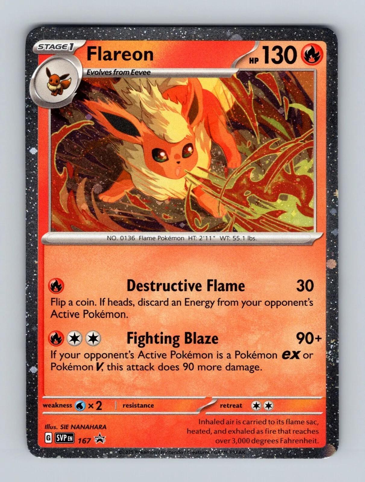 Цены на Flareon #167 | Pokemon Promo | Pokemon карточки