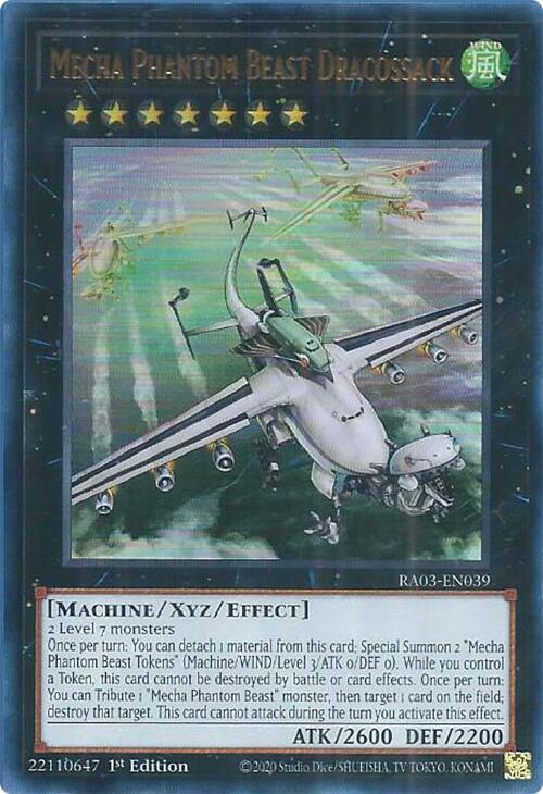 Mecha Phantom Beast Dracossack [Super Rare] RA03-EN039 Prices | YuGiOh ...