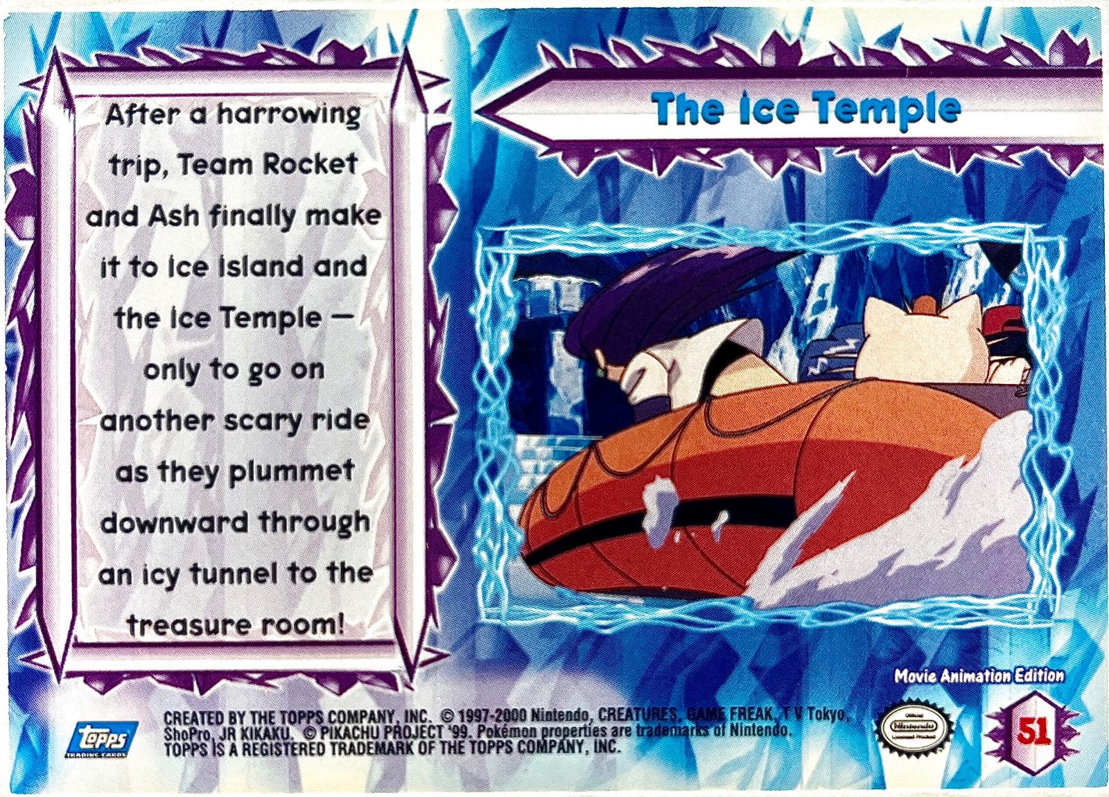 The Ice Temple #51 Prices | Pokemon 2000 Topps Movie | Pokemon Cards