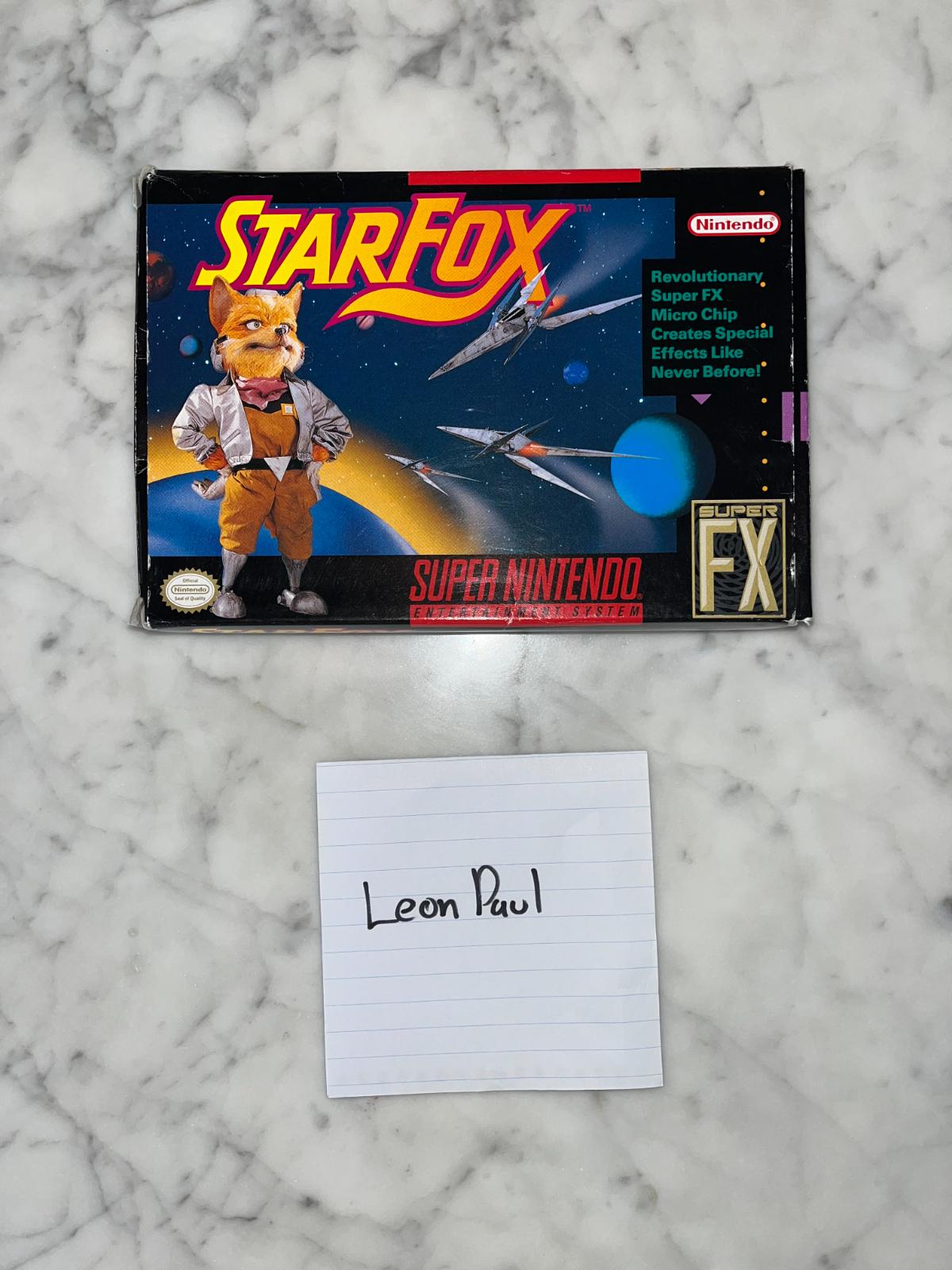 Star Fox | Item, Box, and Manual | Super Nintendo