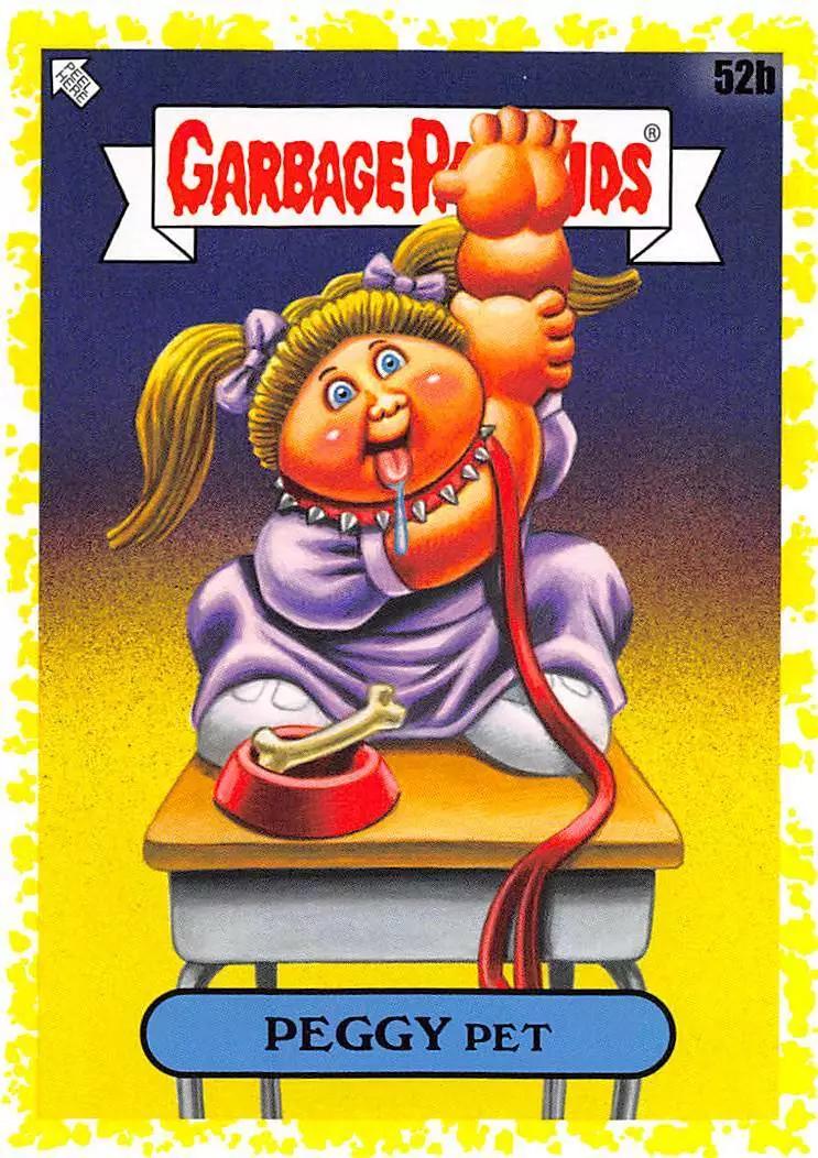 PEGGY Pet [Yellow] #52b Prices | Garbage Pail Kids Late To School | GPK Cards