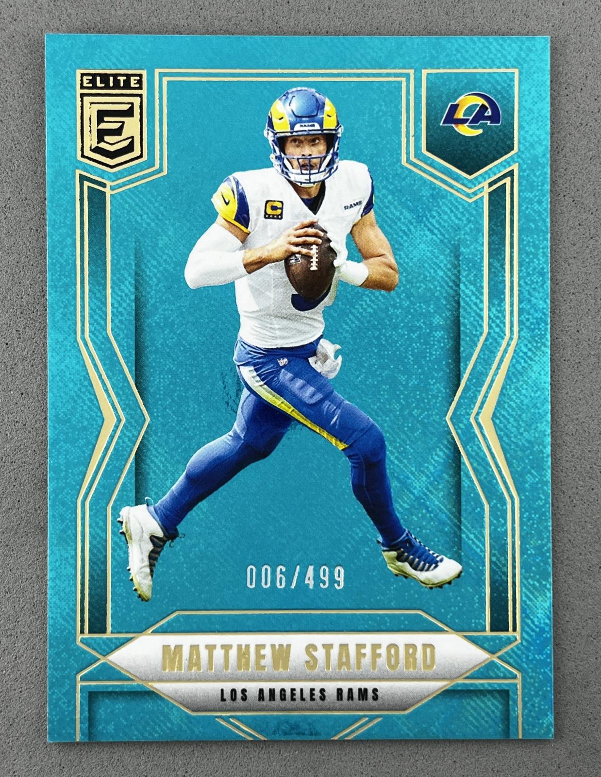 Matthew Stafford [Teal Matrix] #76 Prices | 2025 Panini Donruss Elite ...