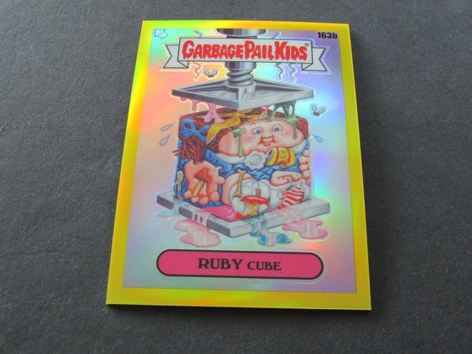 RUBY CUBE [Yellow] #163b Prices | 2021 Garbage Pail Kids Chrome | GPK Cards