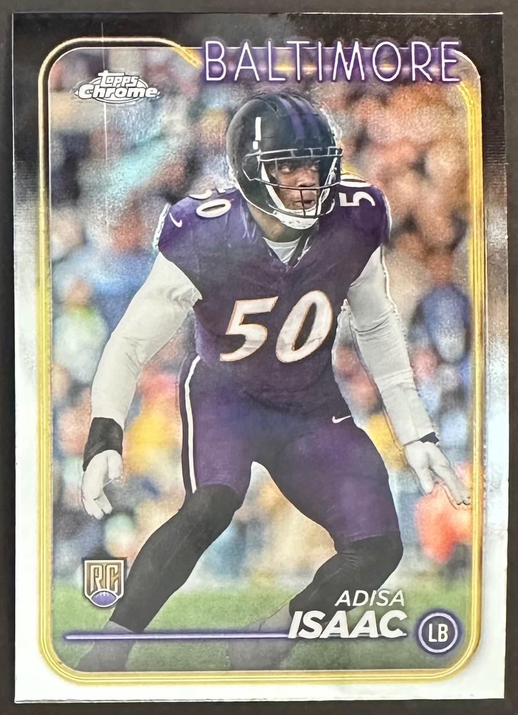 Adisa Isaac #218 Prices [Rookie] | 2024 Topps Chrome | Football Cards