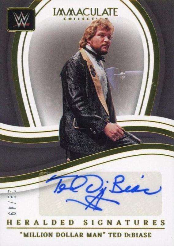 Million Dollar Man Ted DiBiase #HS-MDM Prices | 2023 Panini Immaculate ...