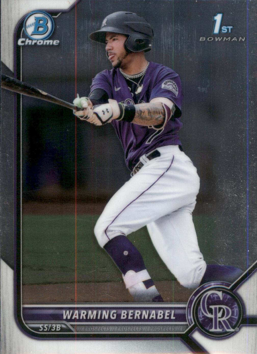 Warming Bernabel #BCP-46 Prices | 2022 Bowman Chrome Prospects ...