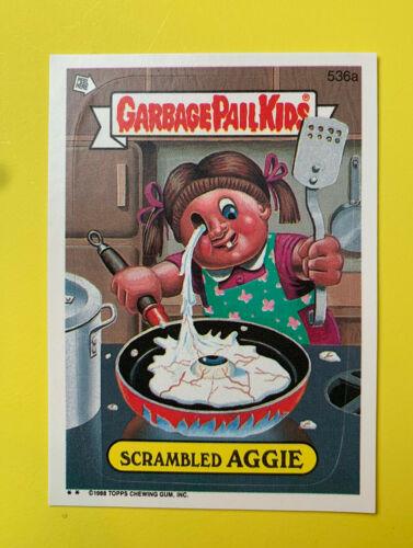 Scrambled AGGIE #536a Prices | 1988 Garbage Pail Kids | GPK Cards