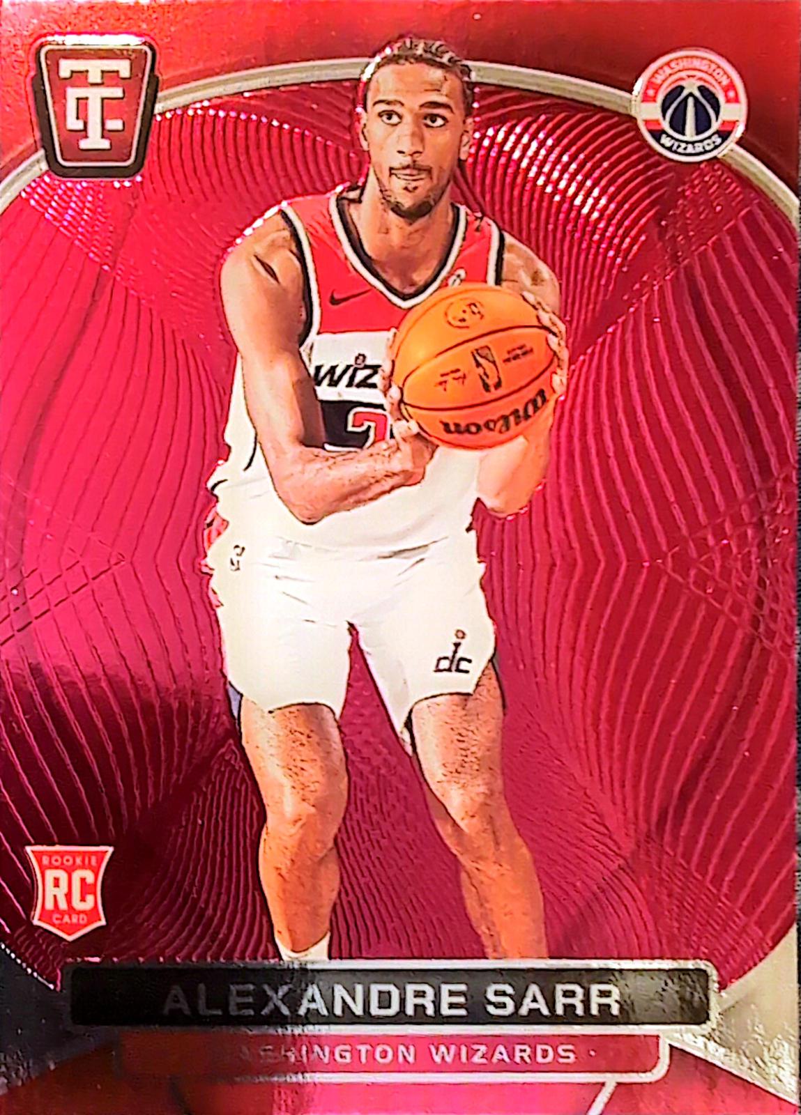 Alexandre Sarr [Maroon Mirror] #136 Prices [Rookie] | 2024 Panini ...
