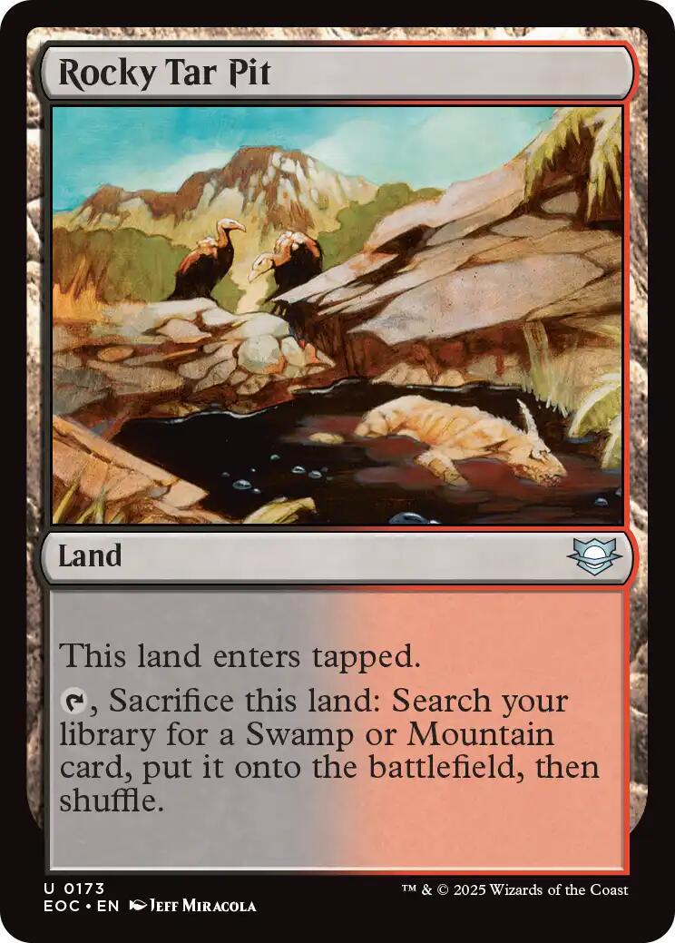 Rocky Tar Pit #173 Prices | Magic Edge of Eternities Commander | Magic ...