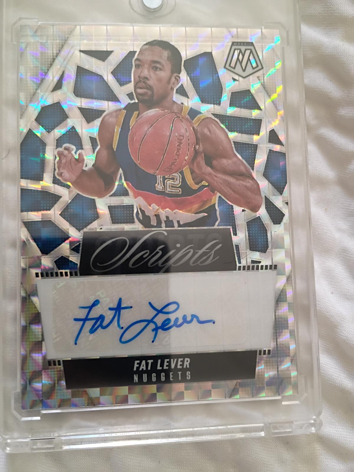 Fat Lever [Genesis] #50 Prices | 2024 Panini Mosaic Scripts ...