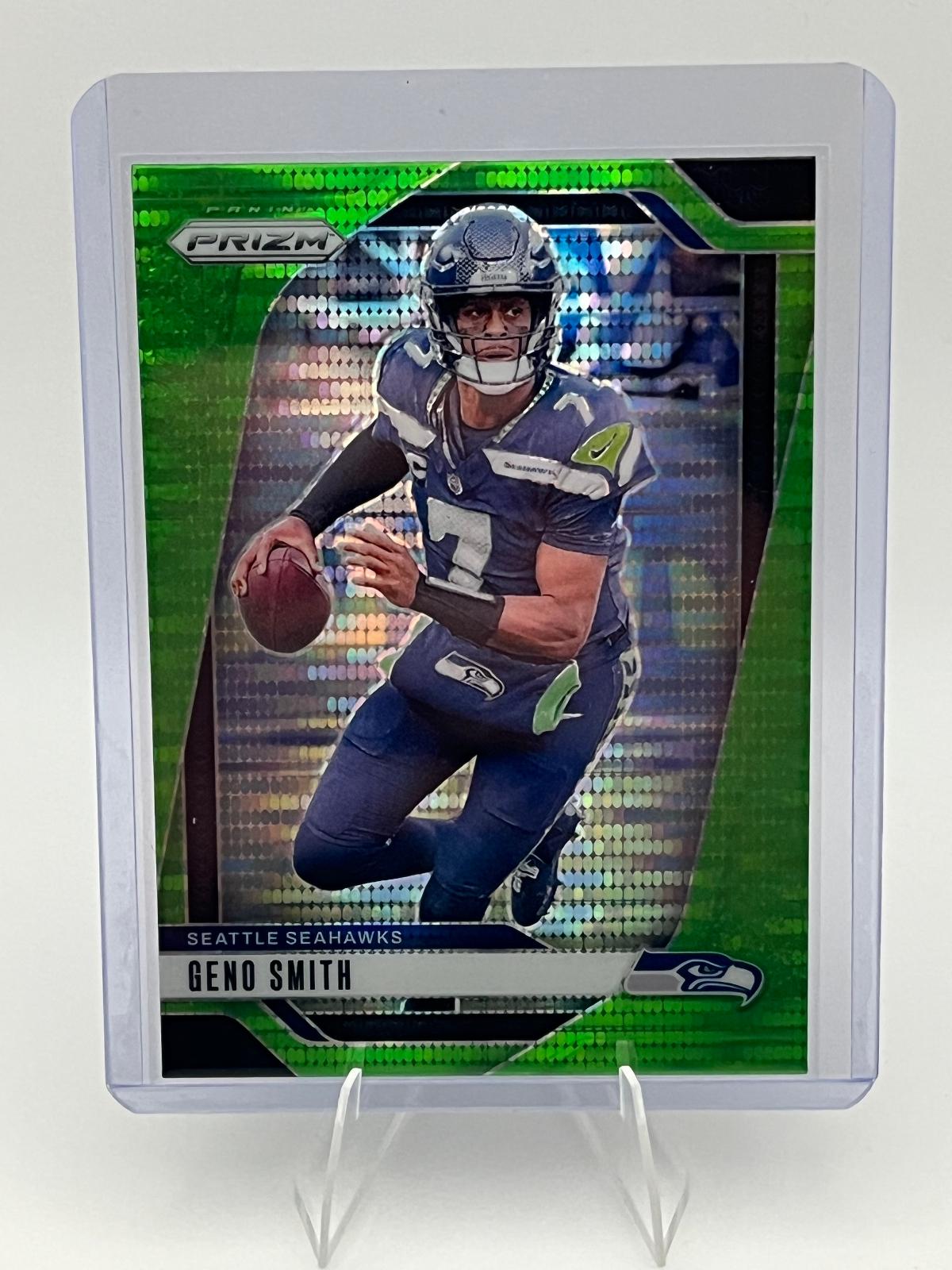 Geno Smith [Neon Green Pulsar] #259 Prices | 2024 Panini Prizm ...