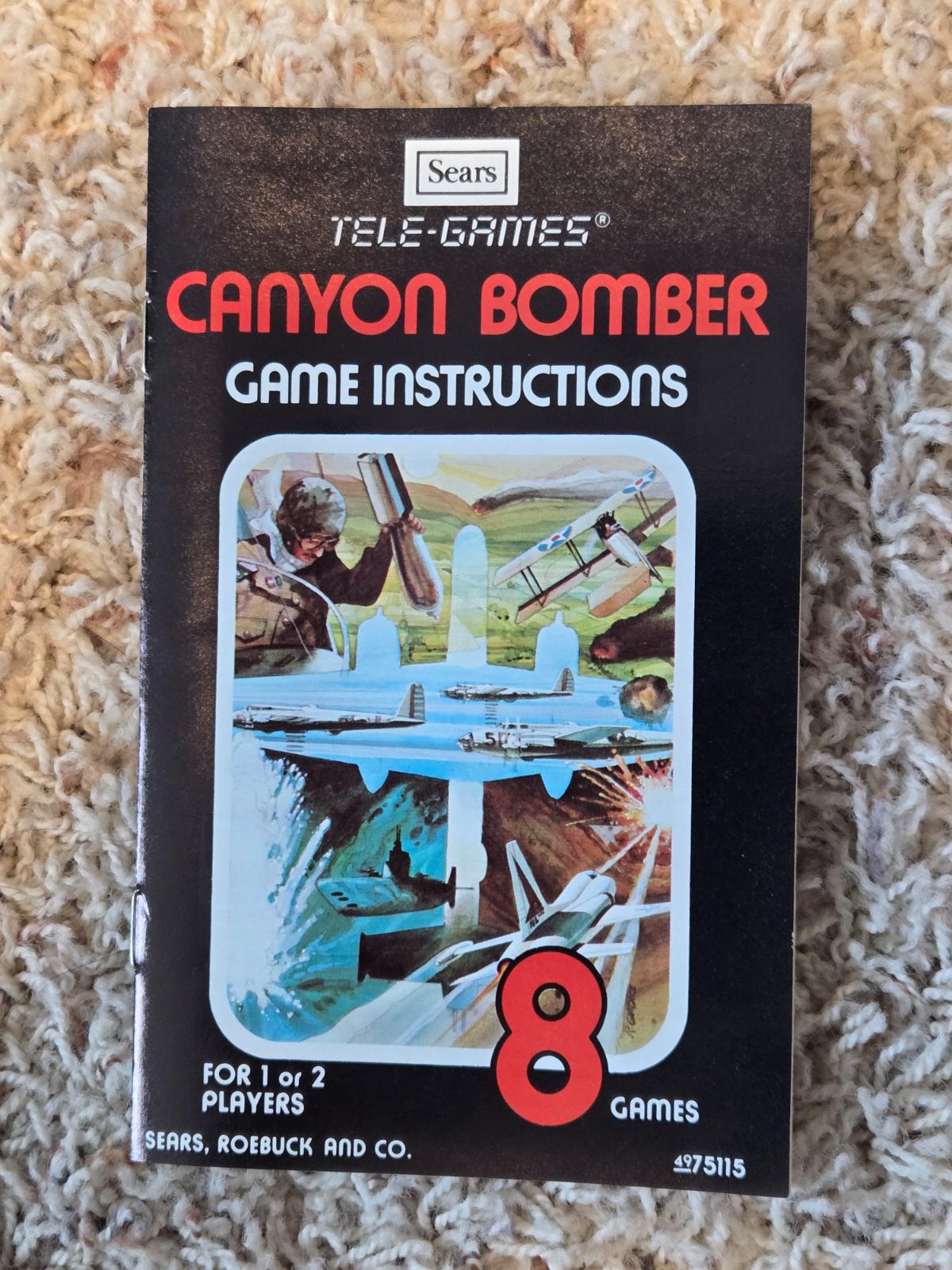 Canyon Bomber [Telegames Picture Label] Prices Atari 2600 | Compare ...