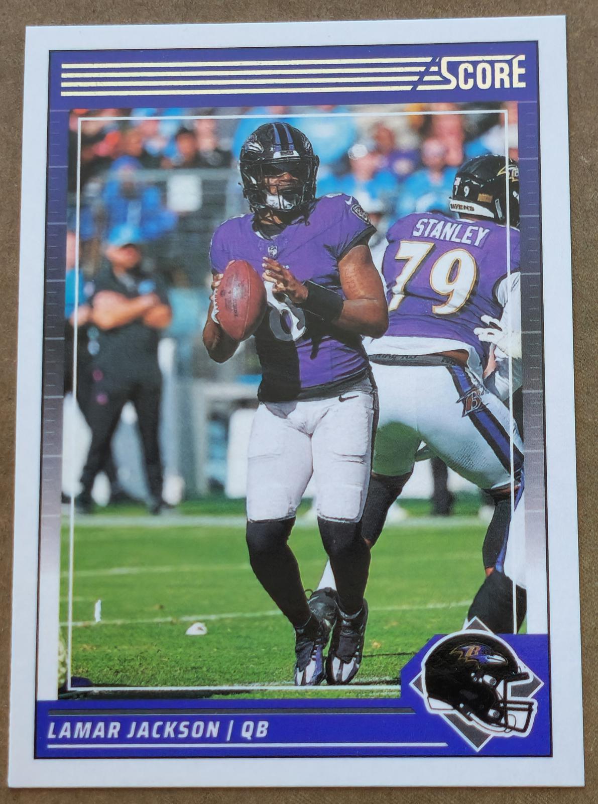 Lamar Jackson #19 Prices | 2024 Panini Score | Football Cards