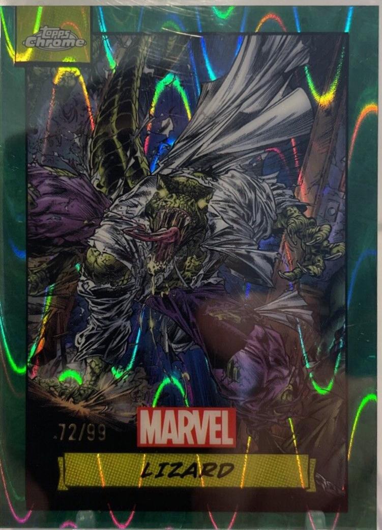 Lizard [Green Gamma Ray Wave] #128 Prices | Marvel 2024 Topps Chrome ...