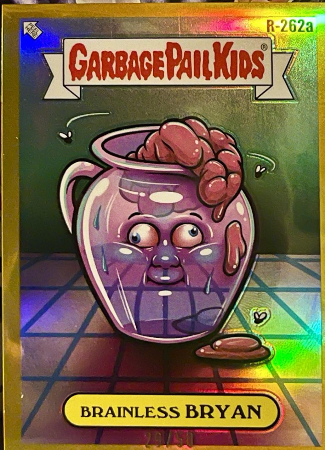 Brainless BRYAN [Gold Refractor] #262a Prices | 2024 Garbage Pail Kids ...