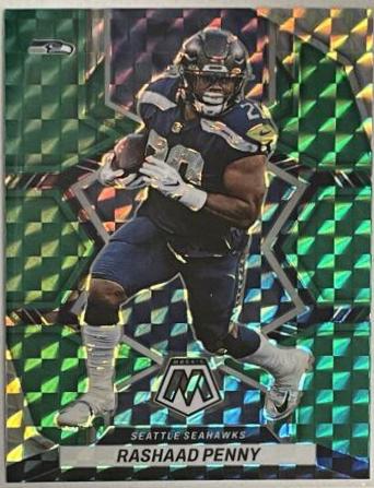 Rashaad Penny [Green] #172 Prices | 2022 Panini Mosaic | Football Cards