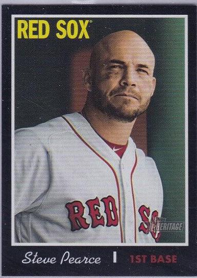 Steve Pearce [Black Border] #265 Prices | 2019 Topps Heritage ...
